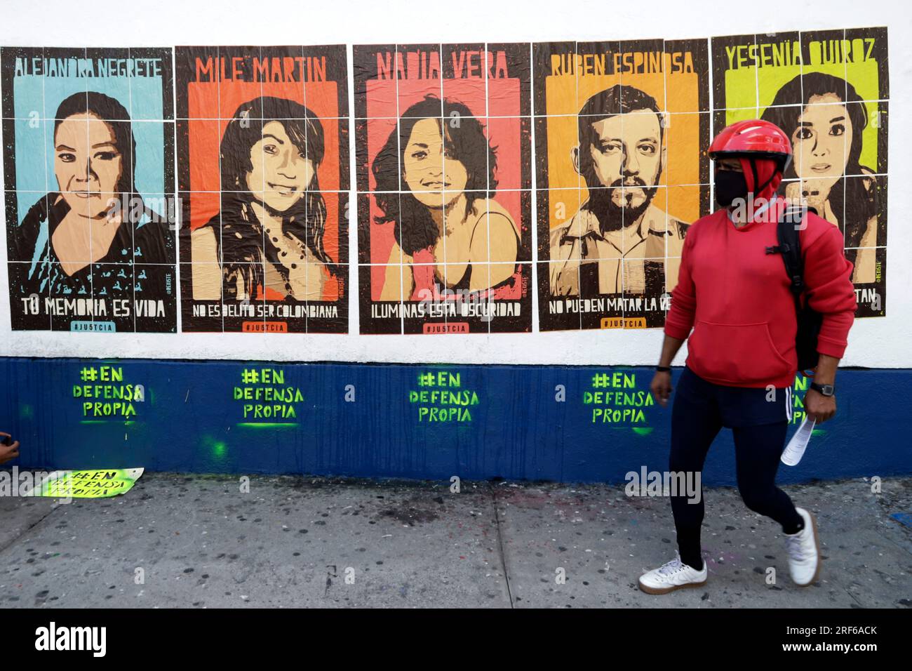Non Exclusive: July 31, 2023, Mexico City, Mexico: Family members ...