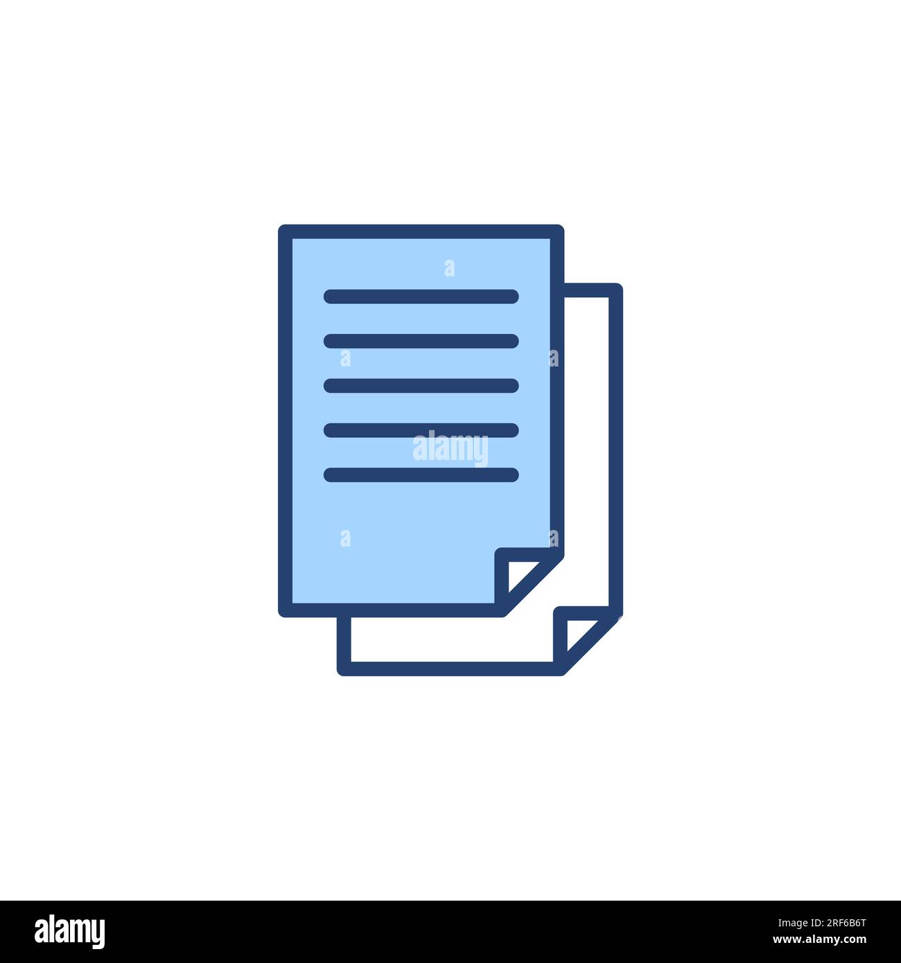 Document icon vector. Paper sign and symbol. File Icon Stock Vector ...