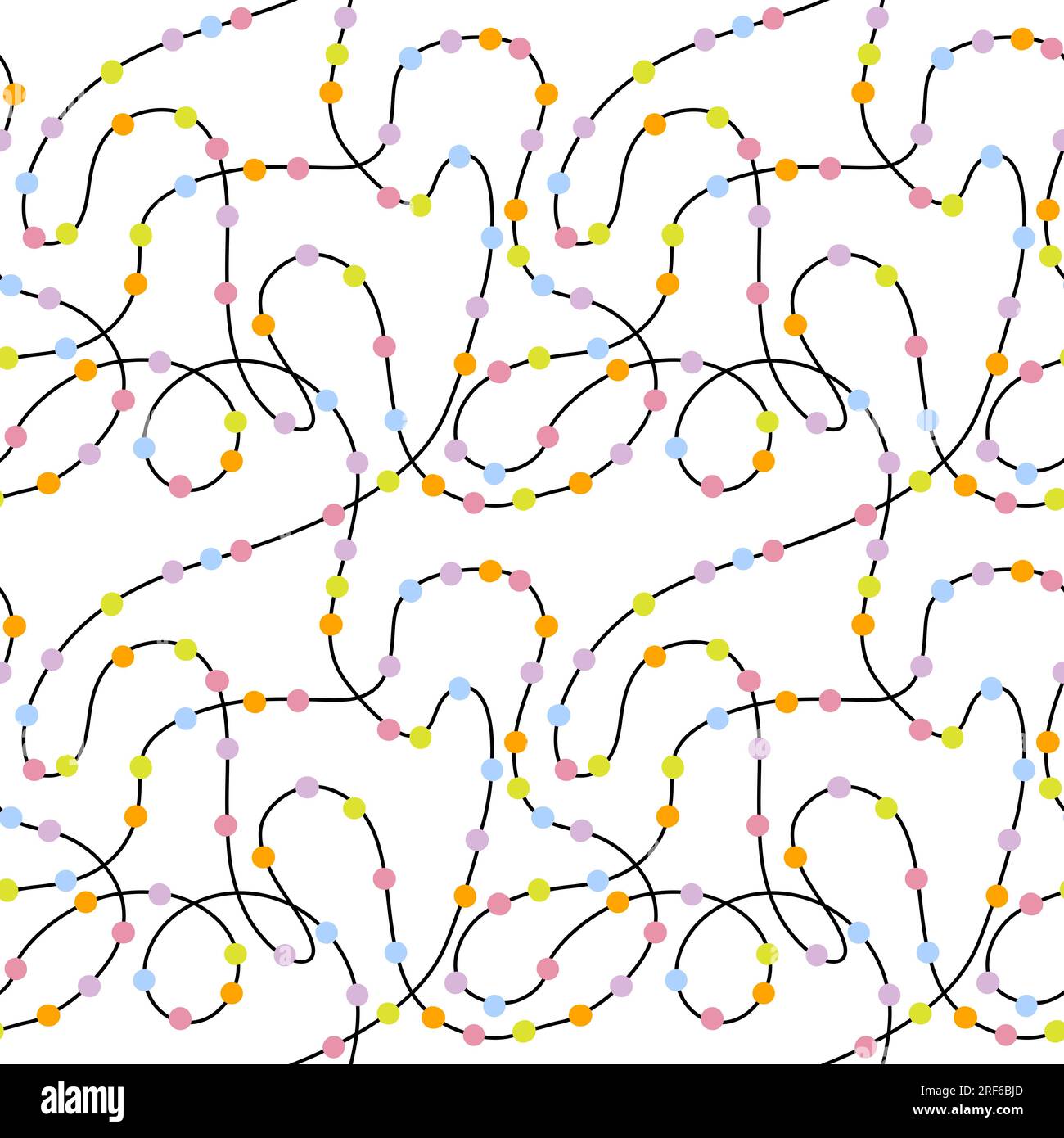 Seamless pattern with hobbies rope on white background for wallpaper ...