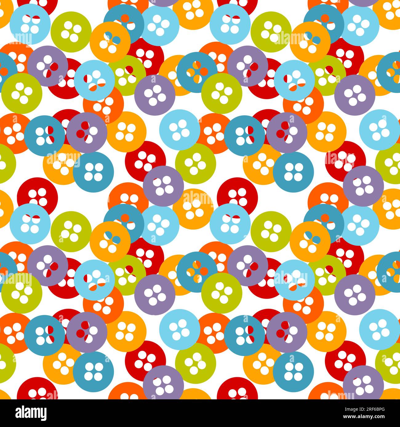 Seamless pattern with buttons for fabrics and textiles and packaging ...