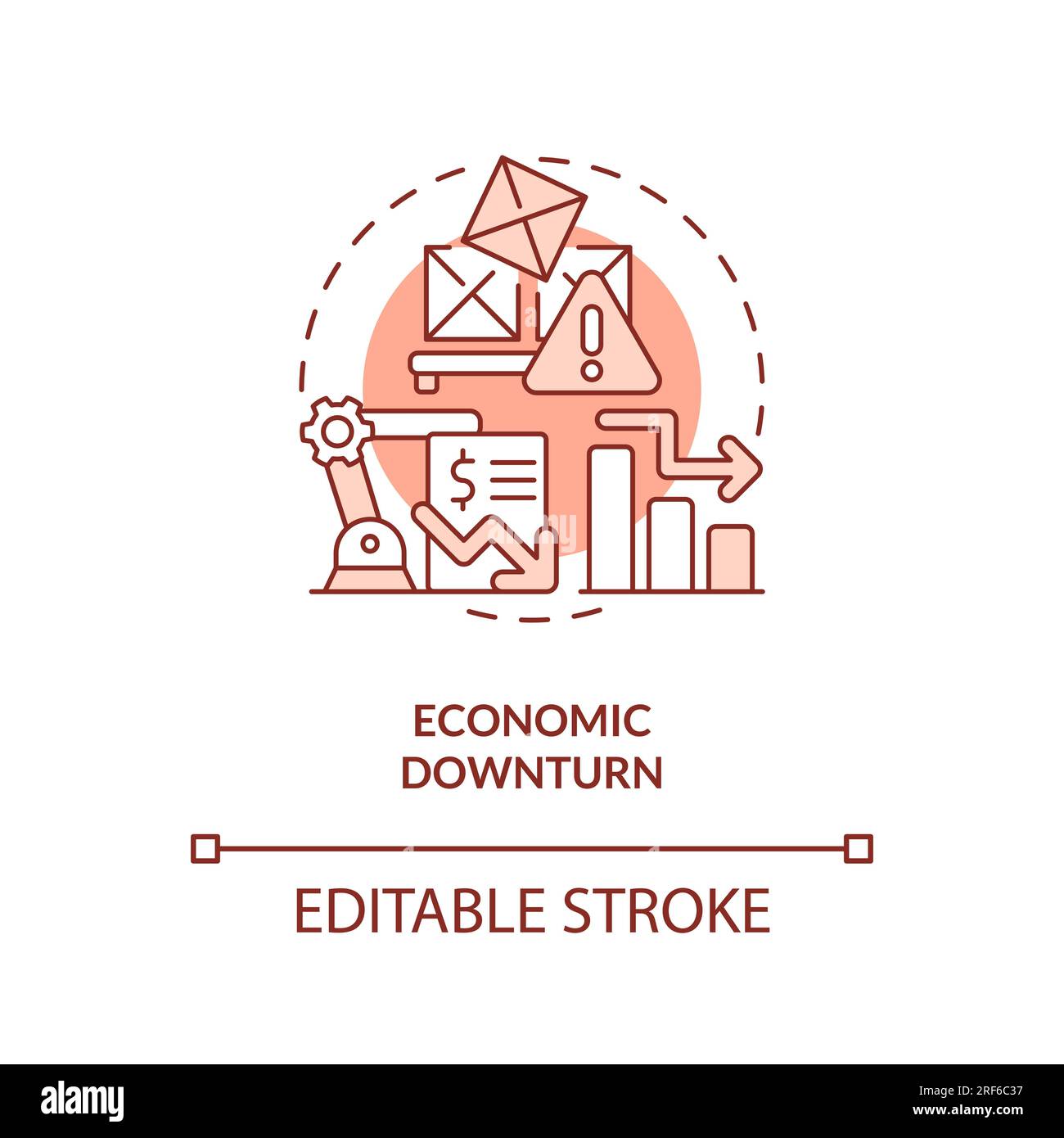 Economic downturn Stock Vector Images - Alamy