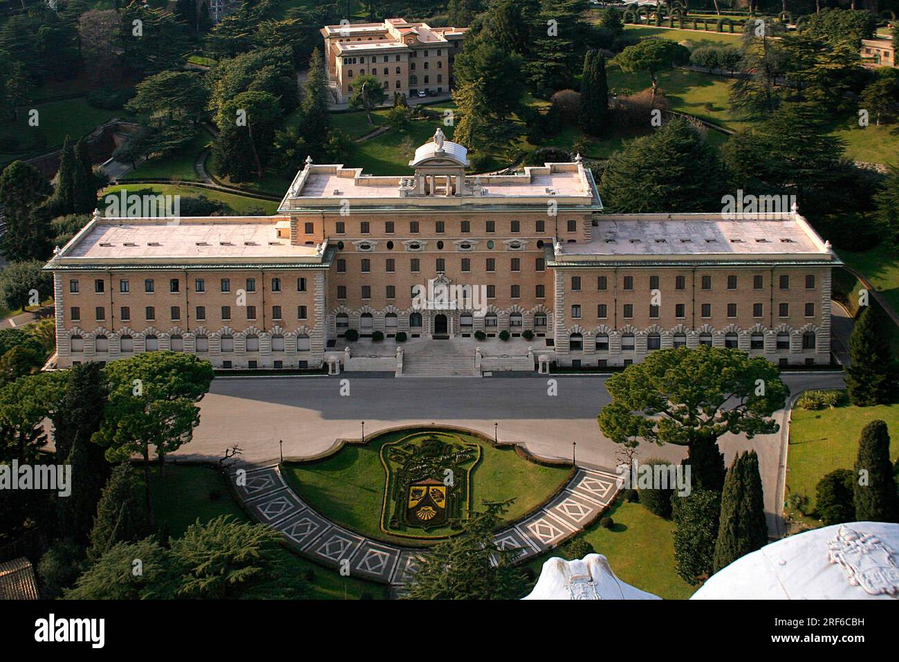 View from the dome into the park Government Building Giardini del ...