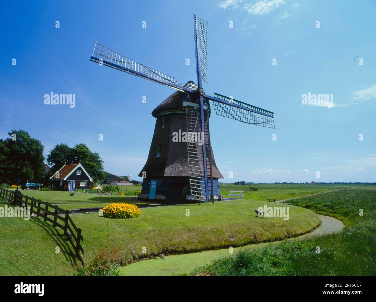 Windmill in Holland Stock Photo - Alamy