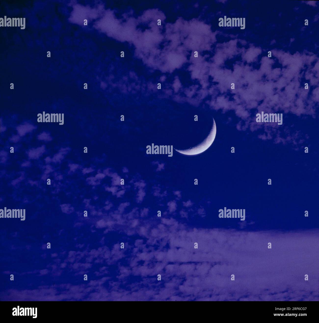 Crescent Moon, Luna, Moon Stock Photo - Alamy