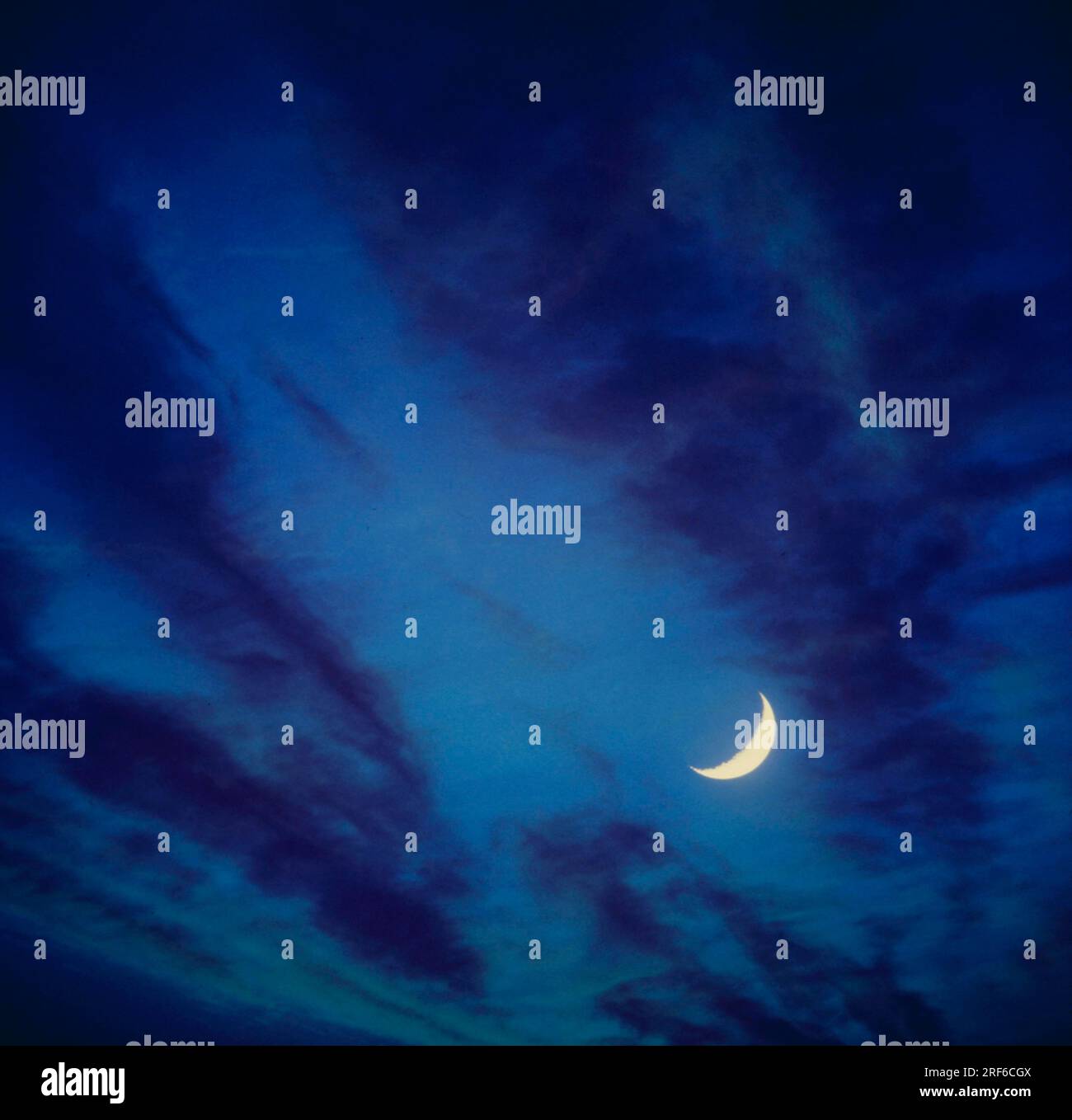 Crescent Moon, Luna, Moon Stock Photo - Alamy