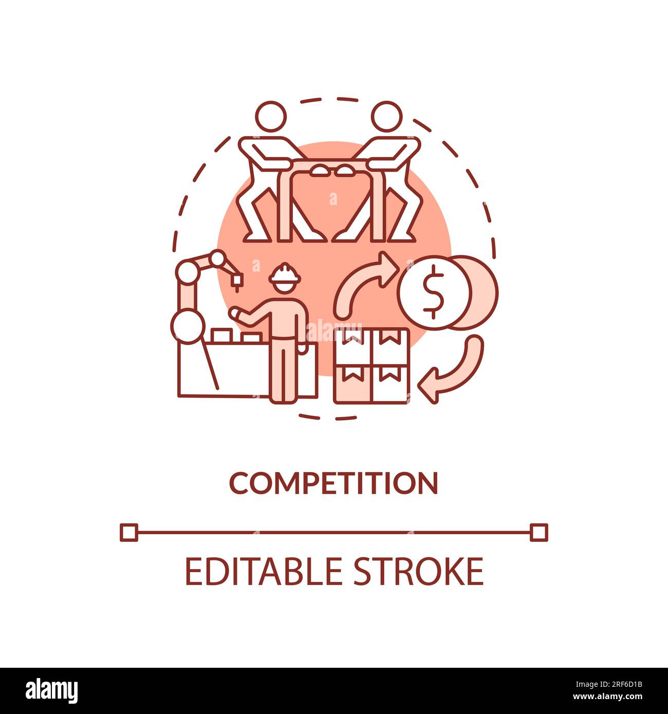 Surplus production Stock Vector Images - Alamy