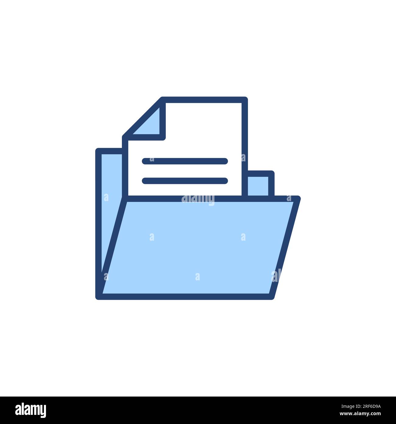 Folder icon vector. folder sign and symbol Stock Vector Image & Art - Alamy