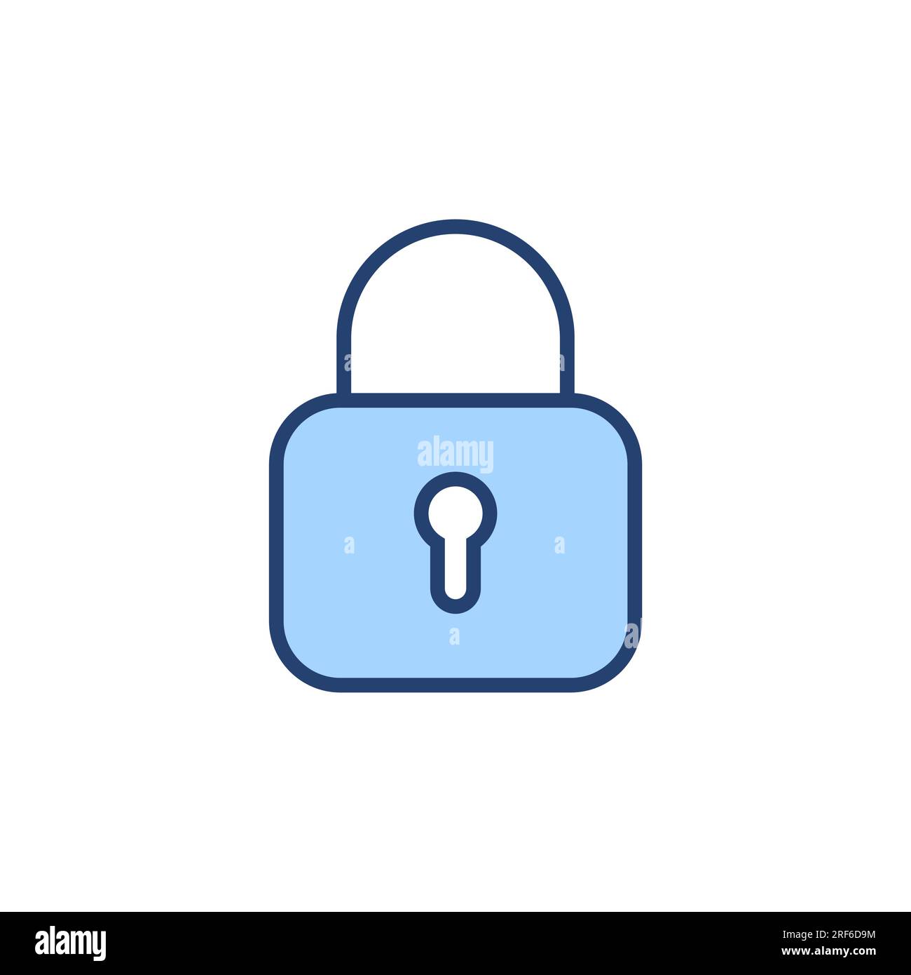 Lock icon vector. Padlock sign and symbol. Encryption icon. Security ...