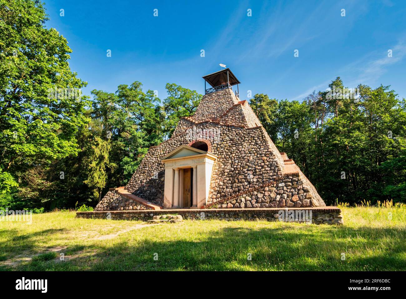 Pyramid Garzau, Brandenburg, Germany Stock Photo - Alamy
