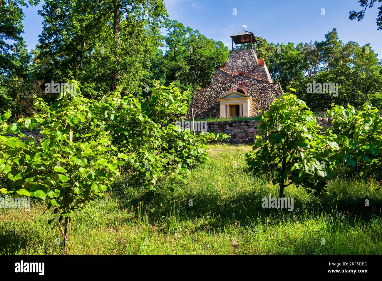 Pyramid Garzau, Brandenburg, Germany Stock Photo - Alamy