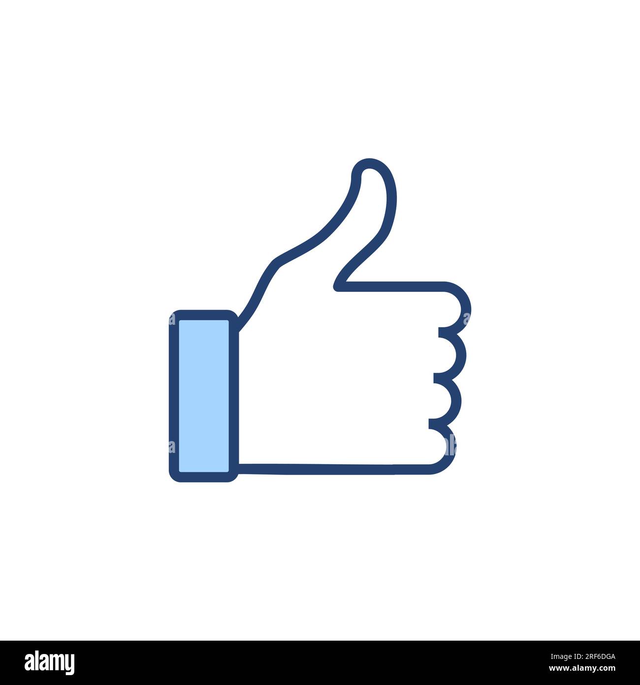 Like icon vector. Thumbs up sign and symbol. Hand like Stock Vector ...