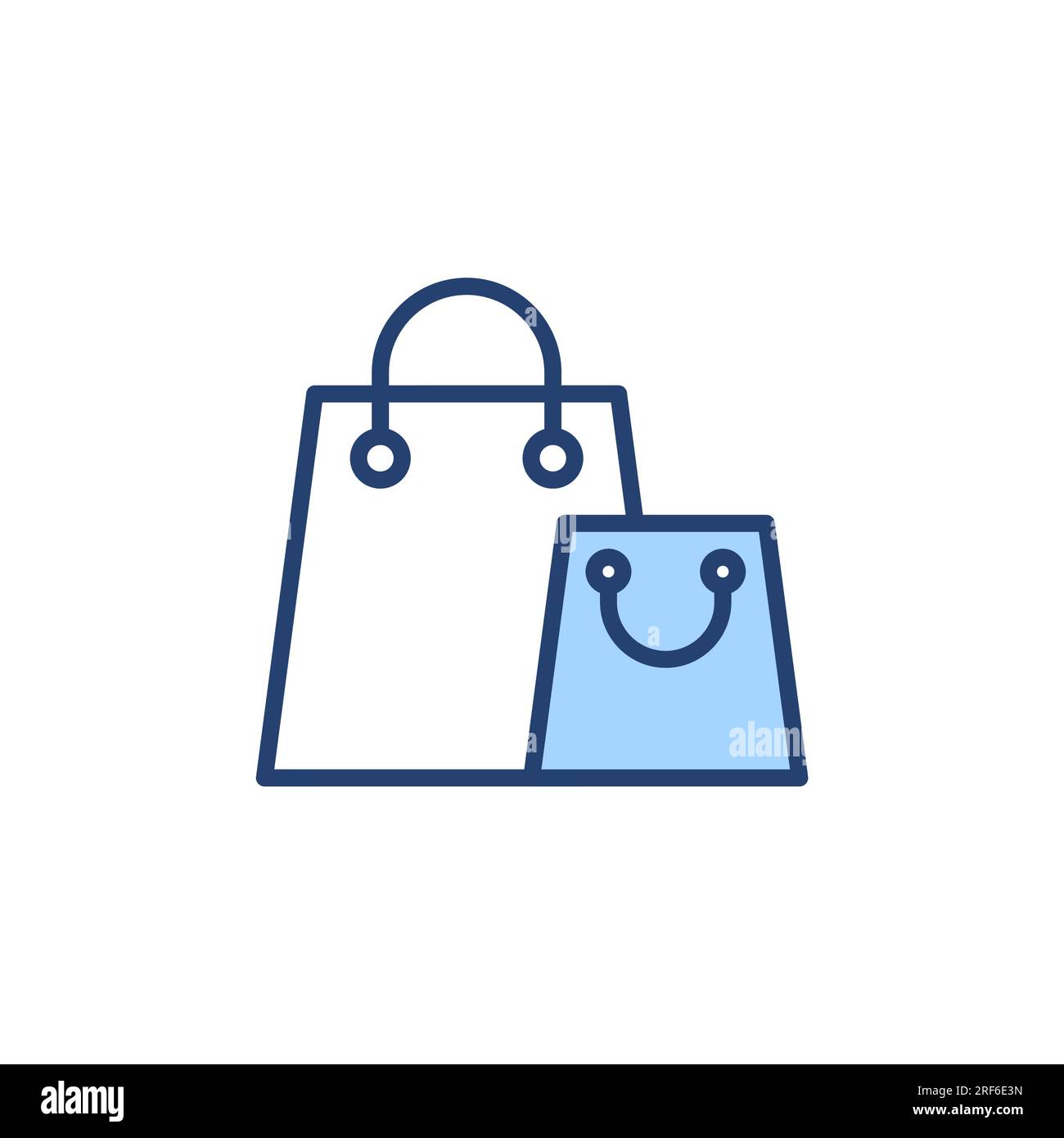 Shopping bag icon vector. shopping sign and symbol Stock Vector Image ...