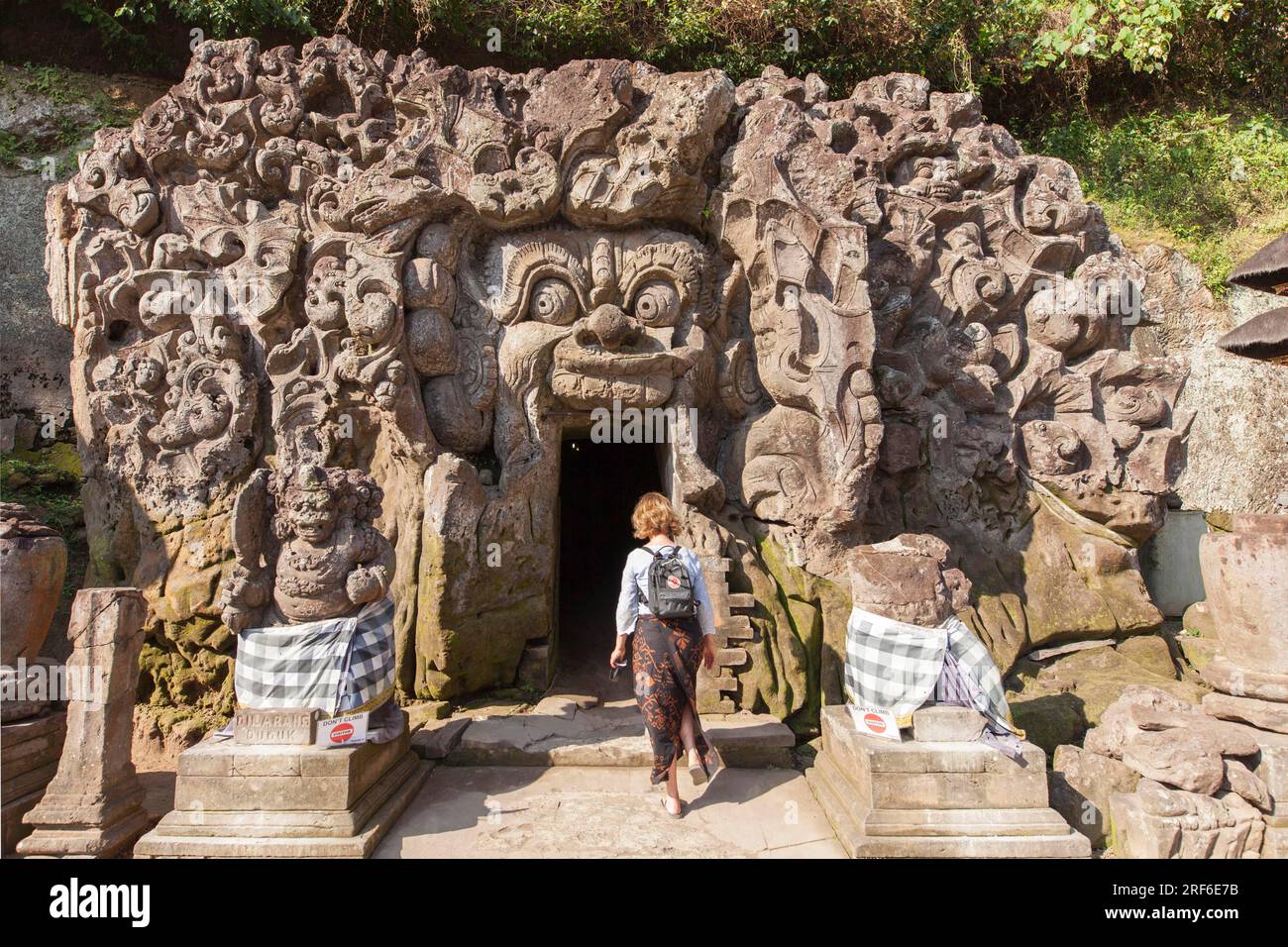 Elephant Cave, Goa Gajah, near Ubud, Bali, Indonesia Stock Photo - Alamy