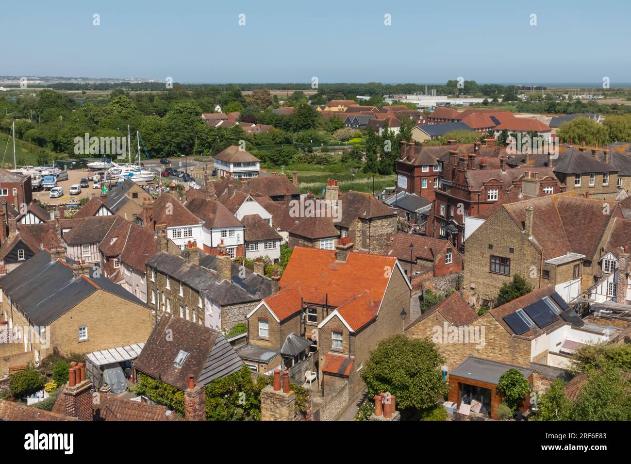 Town view from st peters church hi-res stock photography and images - Alamy