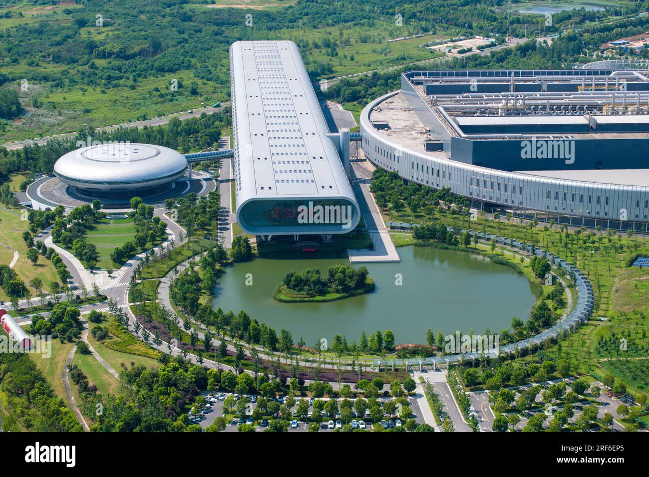 NANJING, CHINA - AUGUST 1, 2023 - Aerial photo shows the factory of ... NANJING, CHINA - AUGUST 1, 2023 - Aerial photo shows the factory of ...