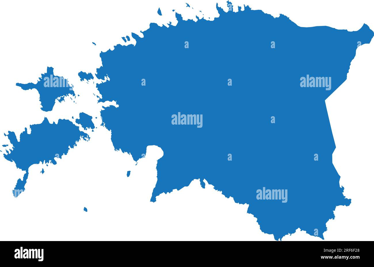 BLUE CMYK color map of ESTONIA Stock Vector Image & Art - Alamy
