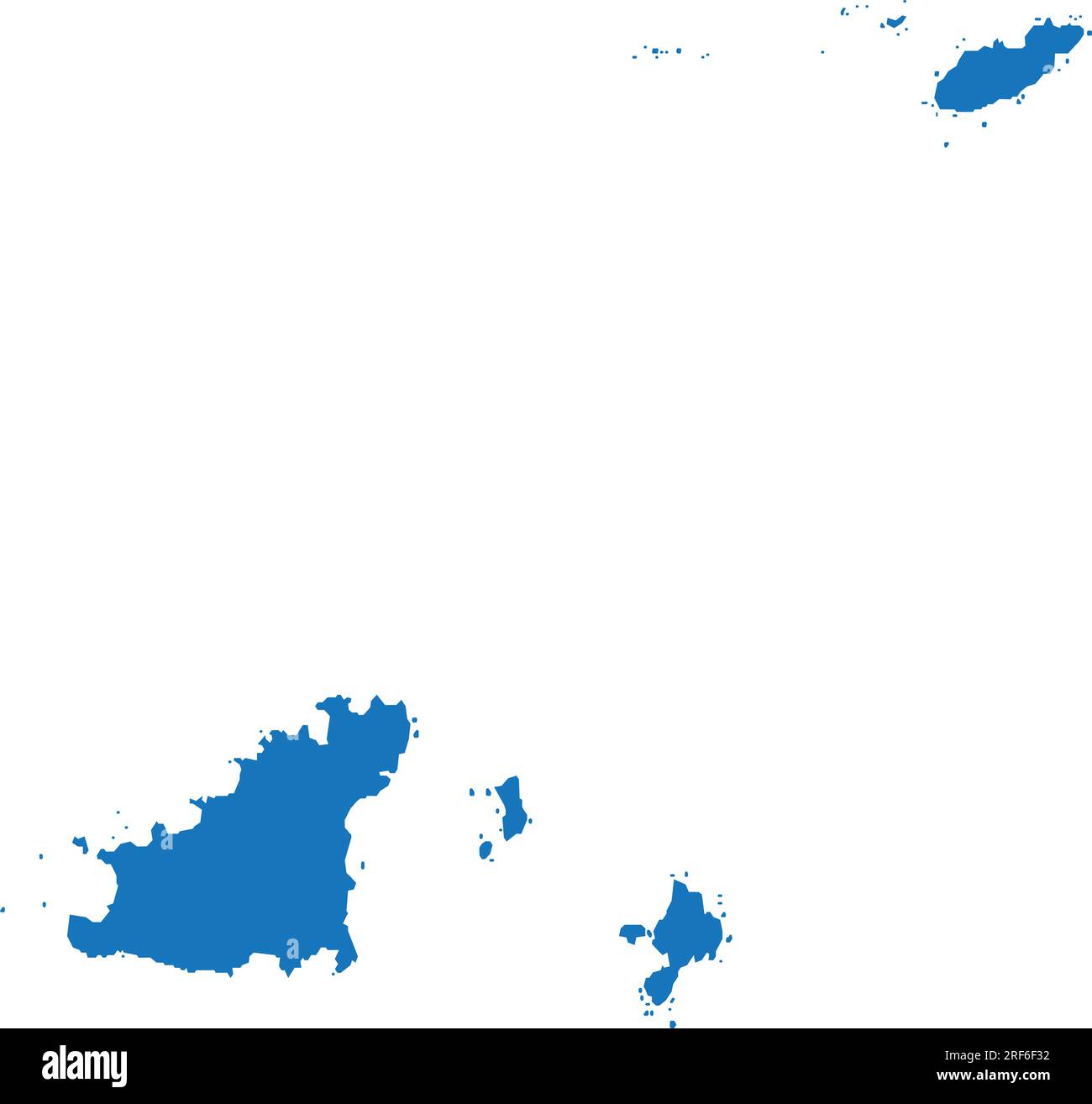 BLUE CMYK color map of GUERNSEY Stock Vector Image & Art - Alamy