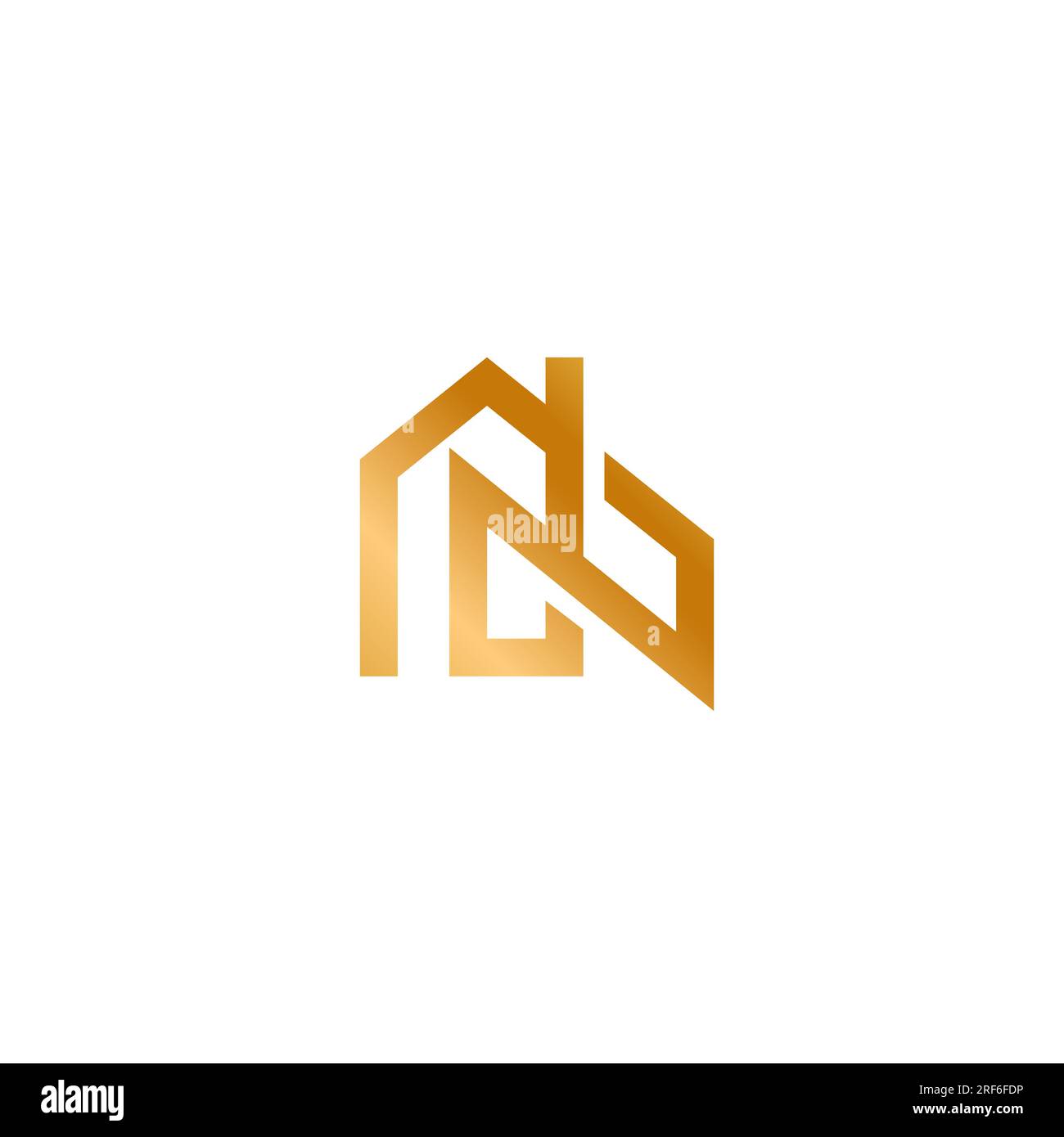 Letter N Home Logo. N Building Logo Design Stock Vector Image & Art - Alamy