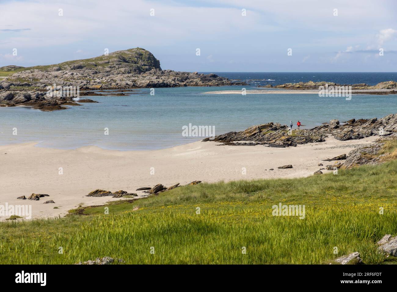 South Western Colonsay beaches on Colonsay, an island in the Inner ...