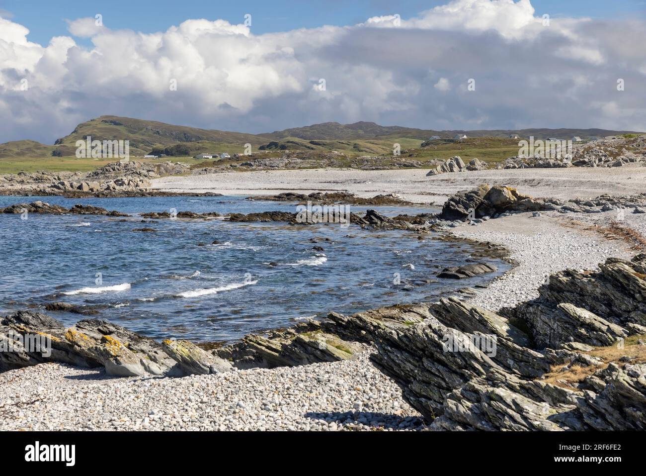South Western Colonsay beaches on Colonsay, an island in the Inner ...