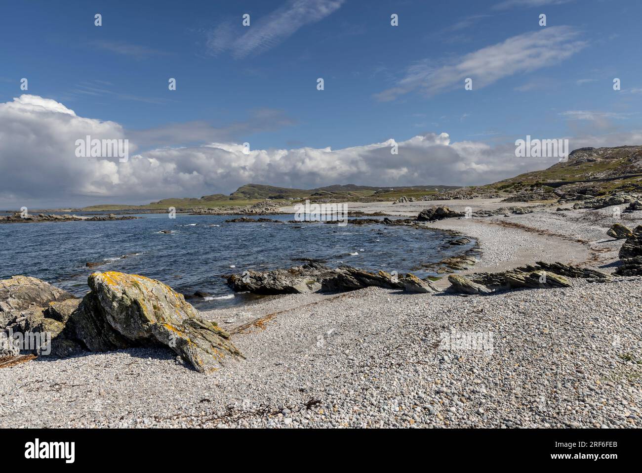 South Western Colonsay beaches on Colonsay, an island in the Inner ...