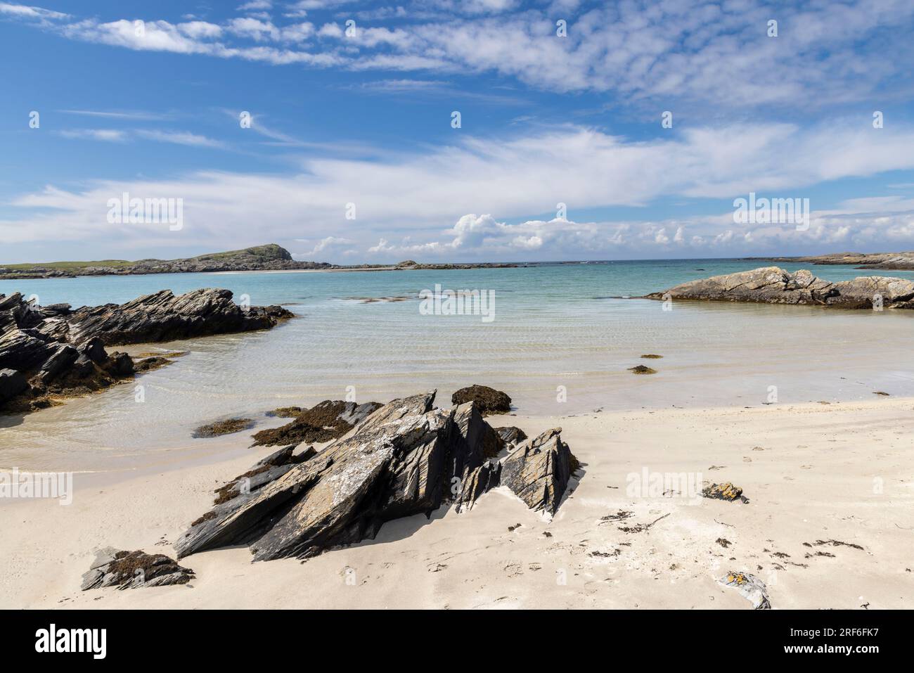 South Western Colonsay beaches on Colonsay, an island in the Inner ...