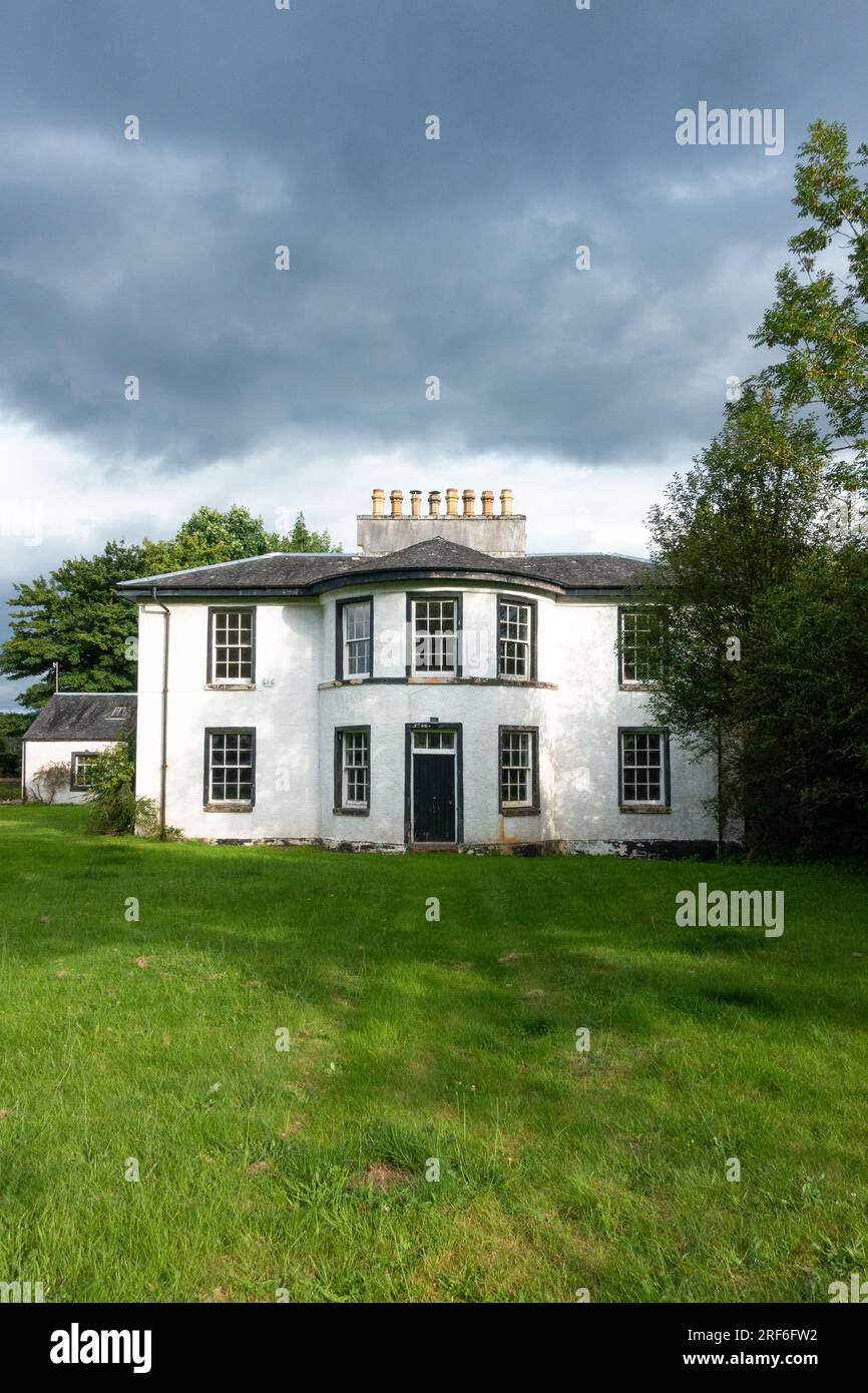Telford House, former lock keepers house next to the Caledonian Canal ...