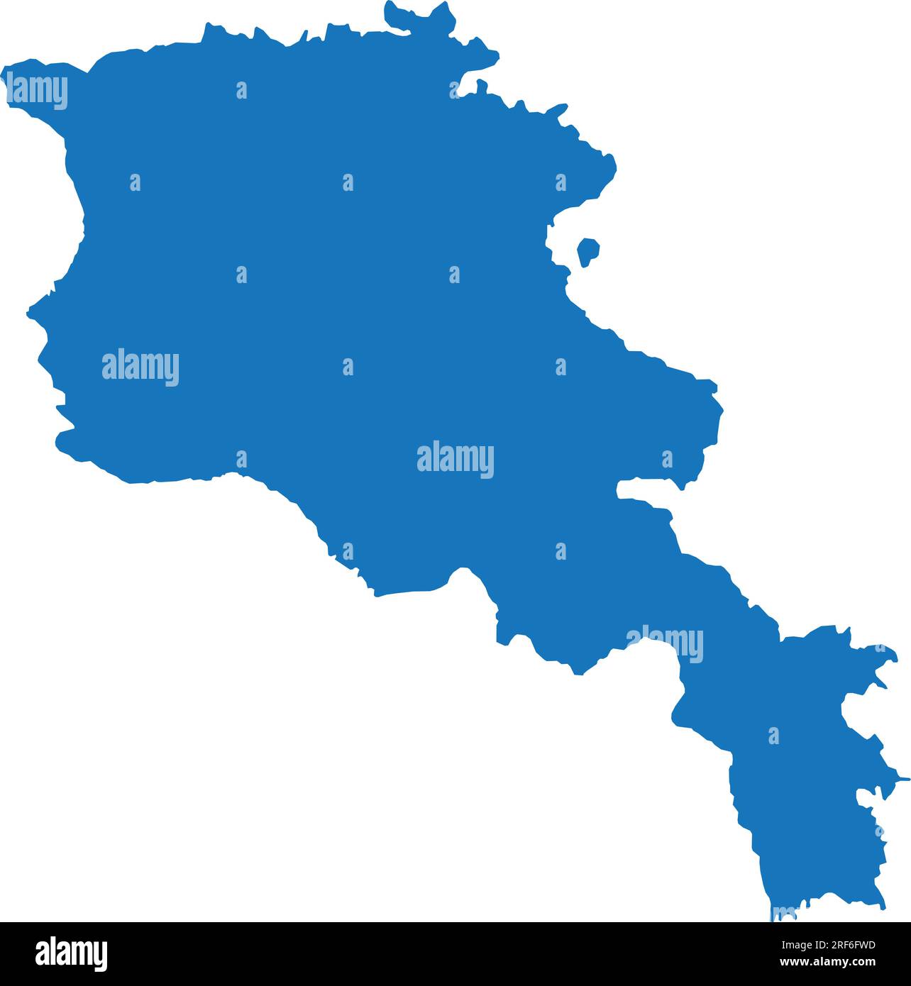 BLUE CMYK color map of ARMENIA Stock Vector Image & Art - Alamy