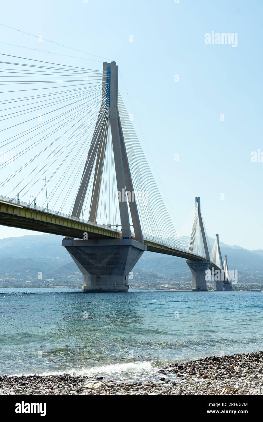 bridge of Rio-Antirio in Patra Stock Photo - Alamy