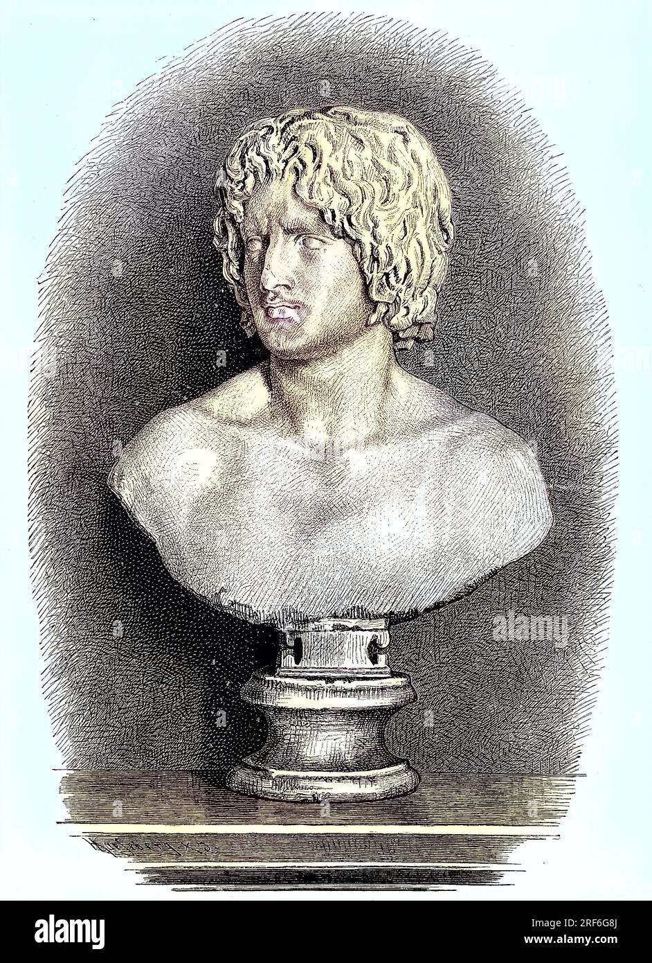 Statue des Germanicus, antike Marmorstatue im Lateranmuseum in Rom ...