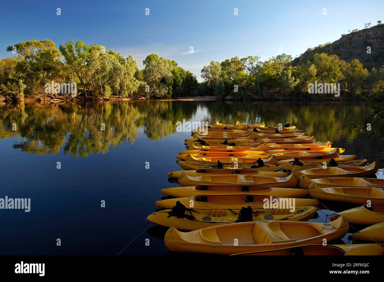 Katherine River jetty, Katherine Gorge National Park, Northern ...