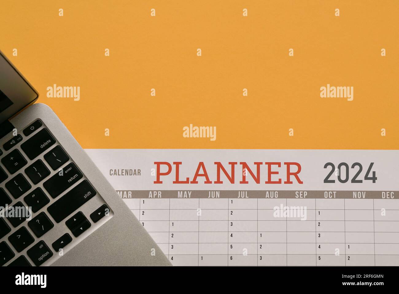 Calendar 2024 planner template hi-res stock photography and images - Alamy