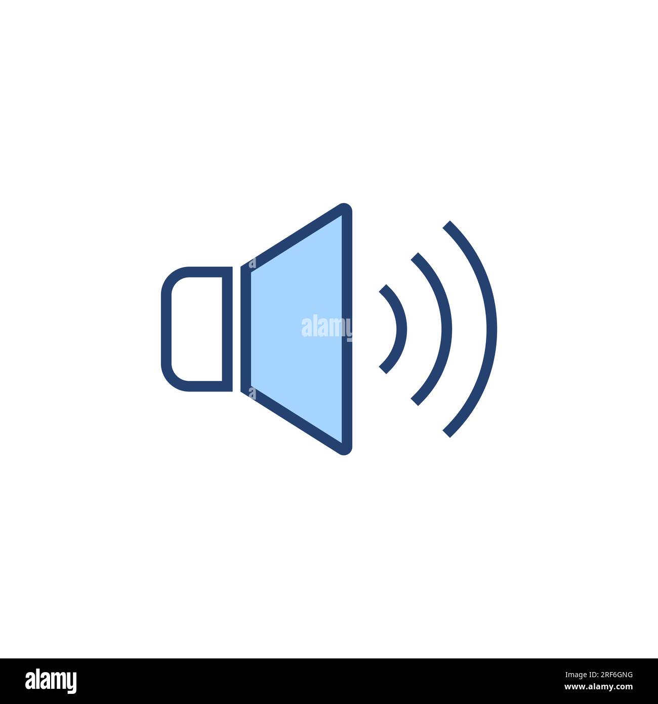 Speaker icon vector. volume sign and symbol. loudspeaker icon. sound ...