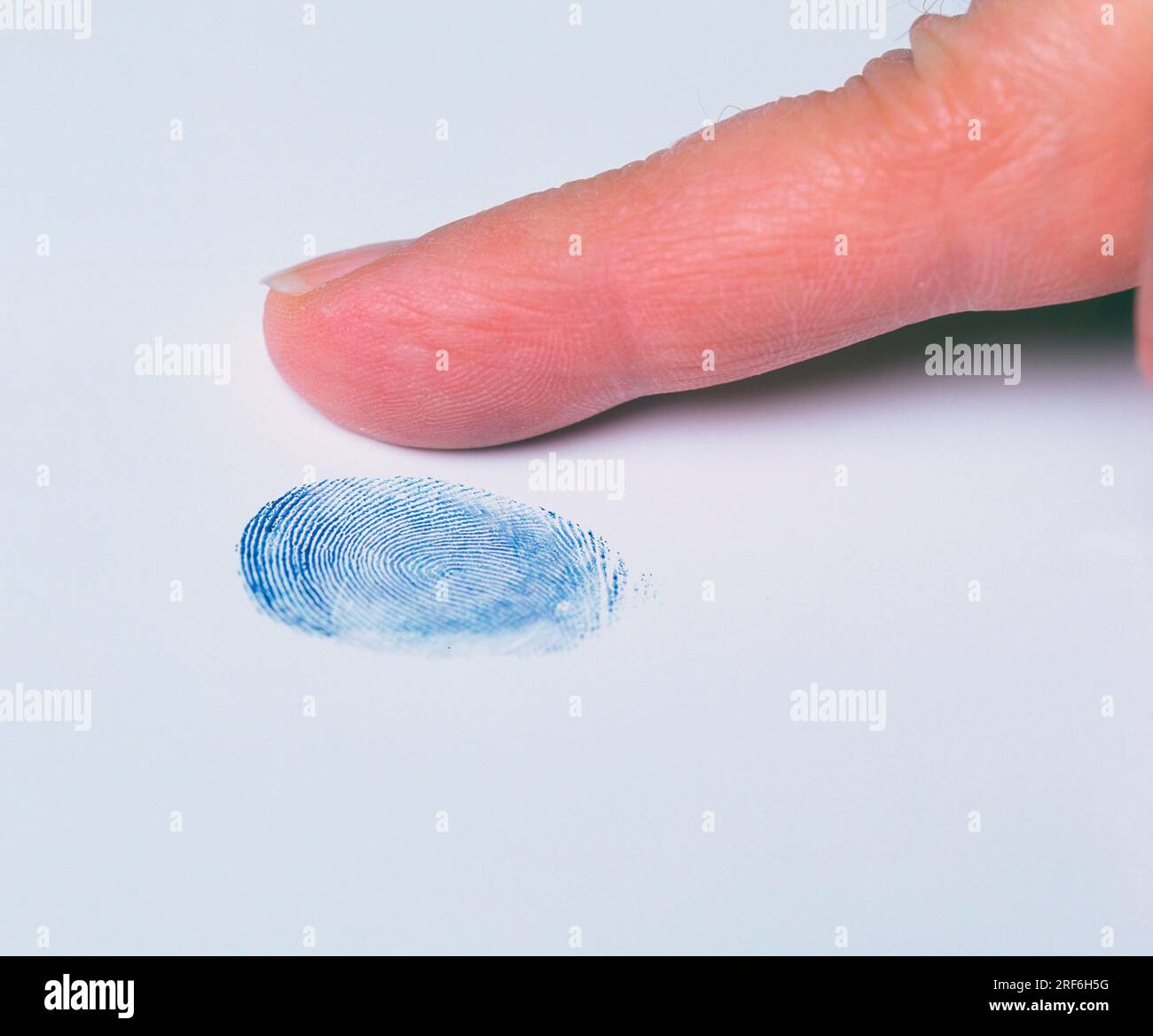 Finger and fingerprint Stock Photo - Alamy