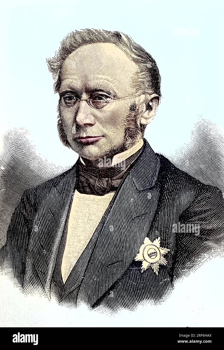 Baron Ludwig Windthorst, 17. Januar 1812 - 14. März 1891, war ein ...