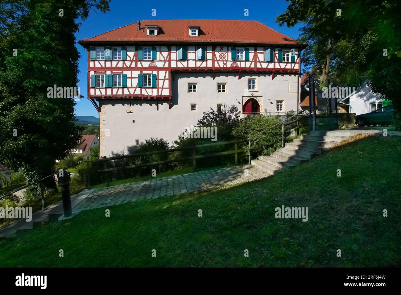 Gomaringen Castle, former parish seat of Johann Ulrich Schwindrazheim ...