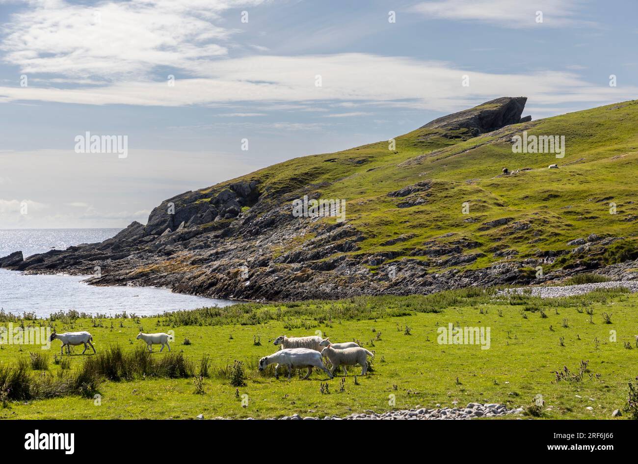 cliffs of Balnahard on the isle of Colonsay, Scotland Stock Photo - Alamy