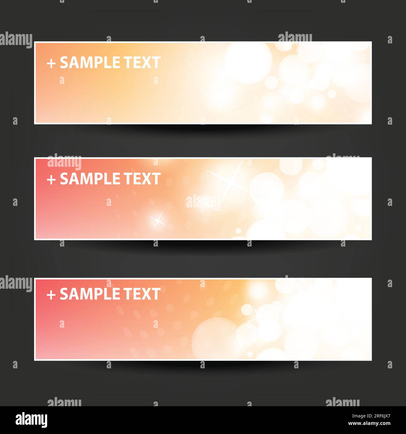 Decorative advertisements Stock Vector Images - Alamy