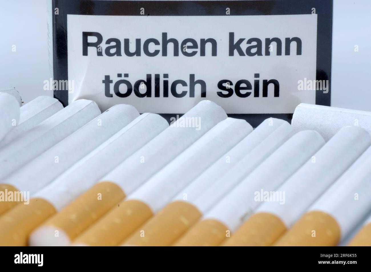 Cigarettes, cigarette, smoking, cigarette pack with sticker 'Smoking ...