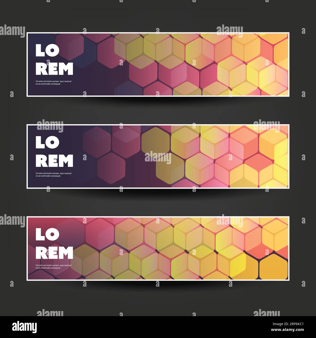 Modern hexagonal designs Stock Vector Images - Alamy