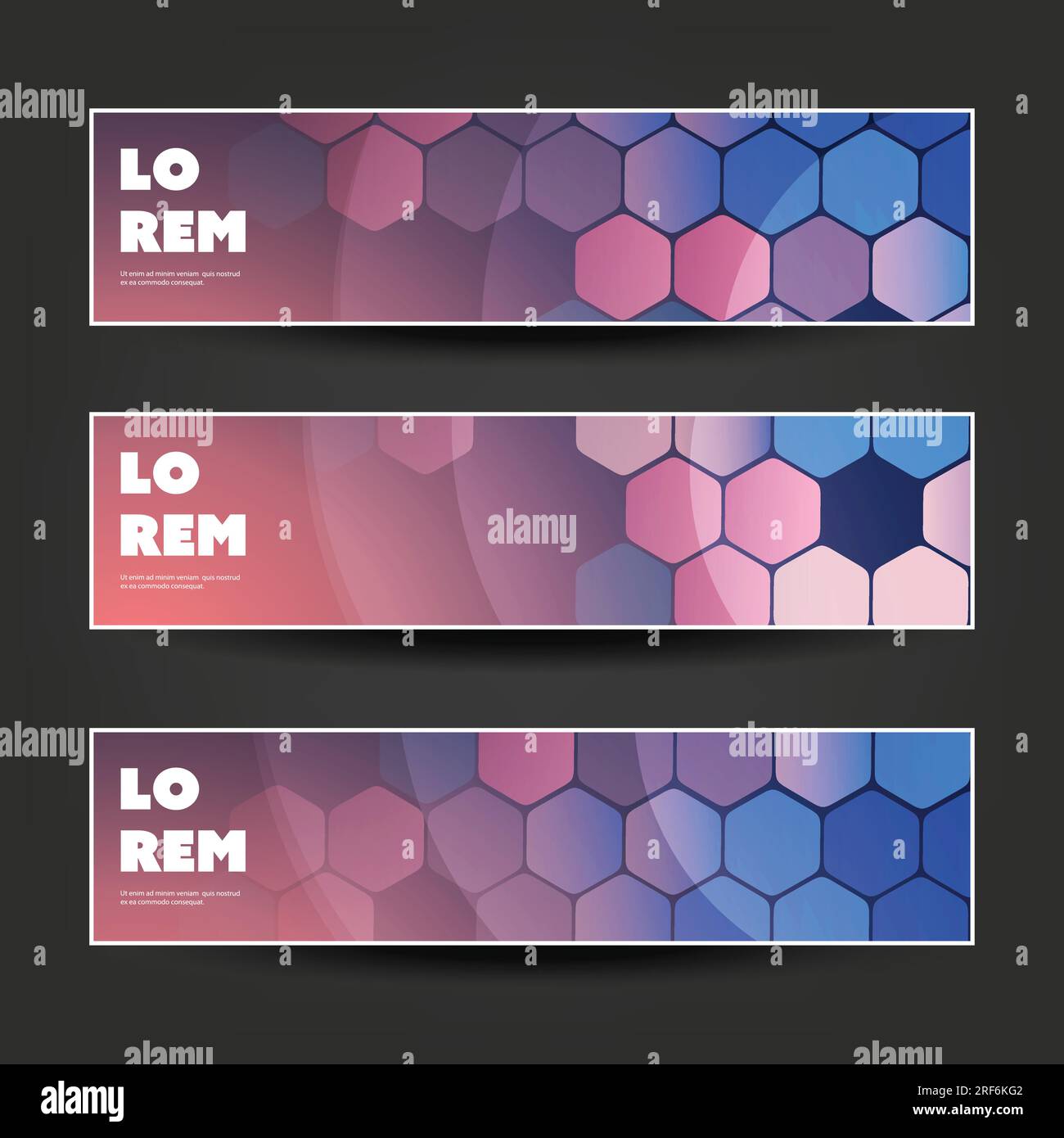 Modern hexagonal designs Stock Vector Images - Alamy