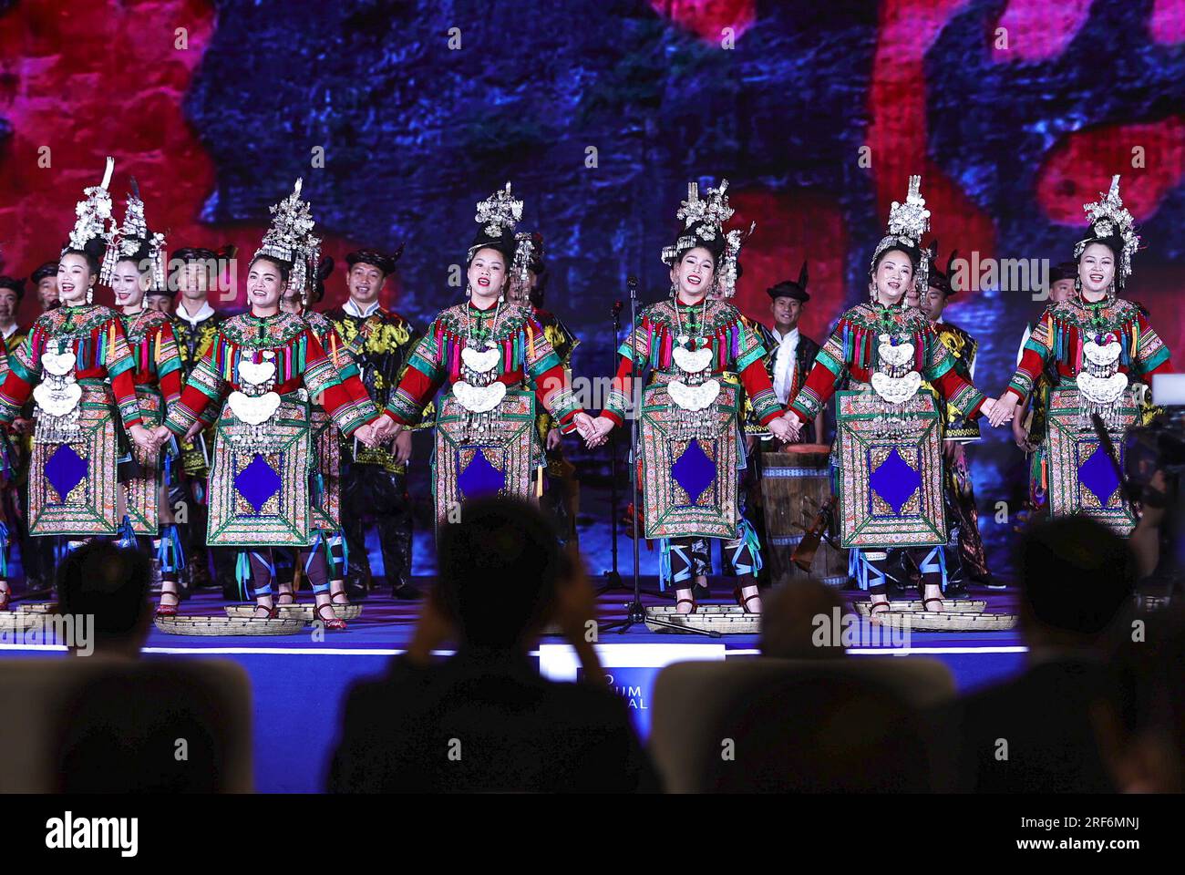 Guiyang, China's Guizhou Province. 9th July, 2023. Artists sing songs ...