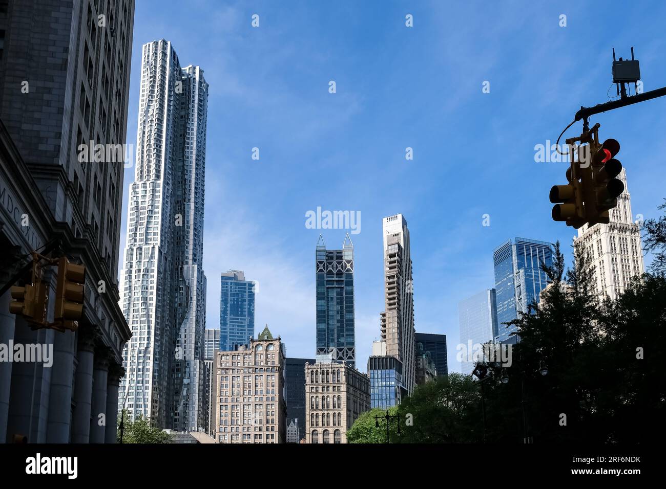 Architectural detail of Centre Street, a north-south street in the New ...