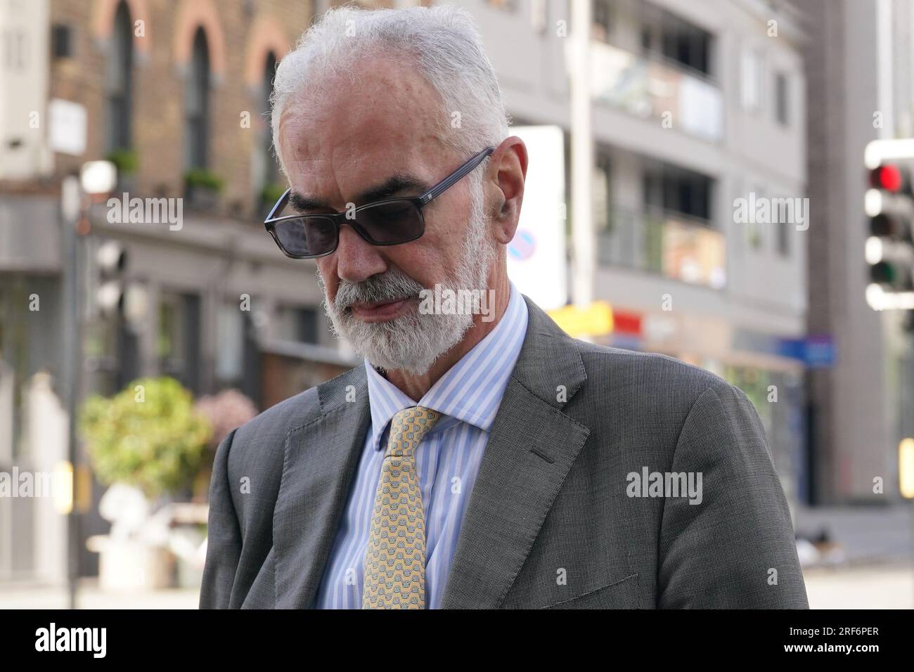 Commander Julian Bennett arrives at a Metropolitan Police misconduct ...
