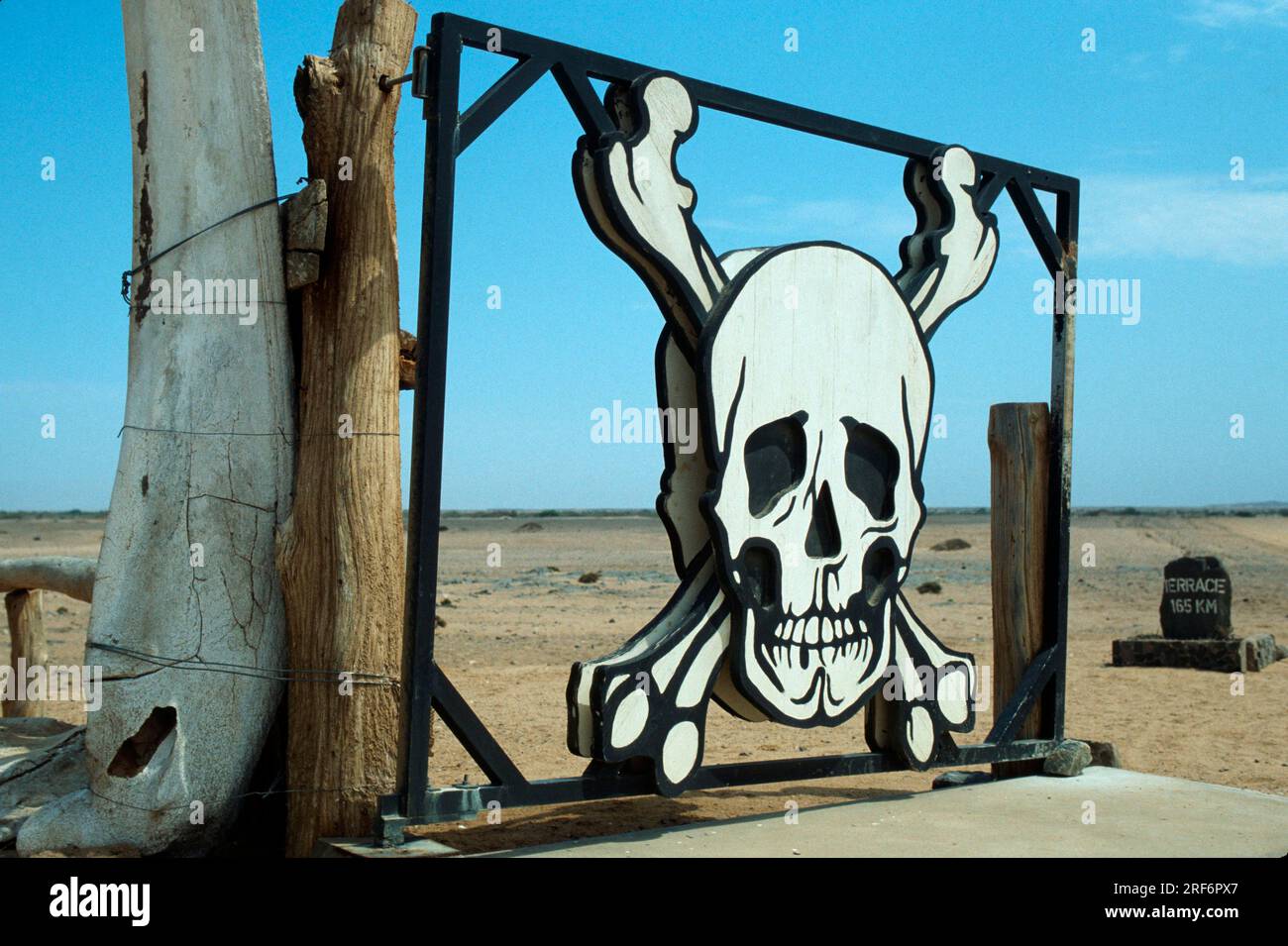 Skull Shield, Skeleton Coast, Namibia Stock Photo - Alamy
