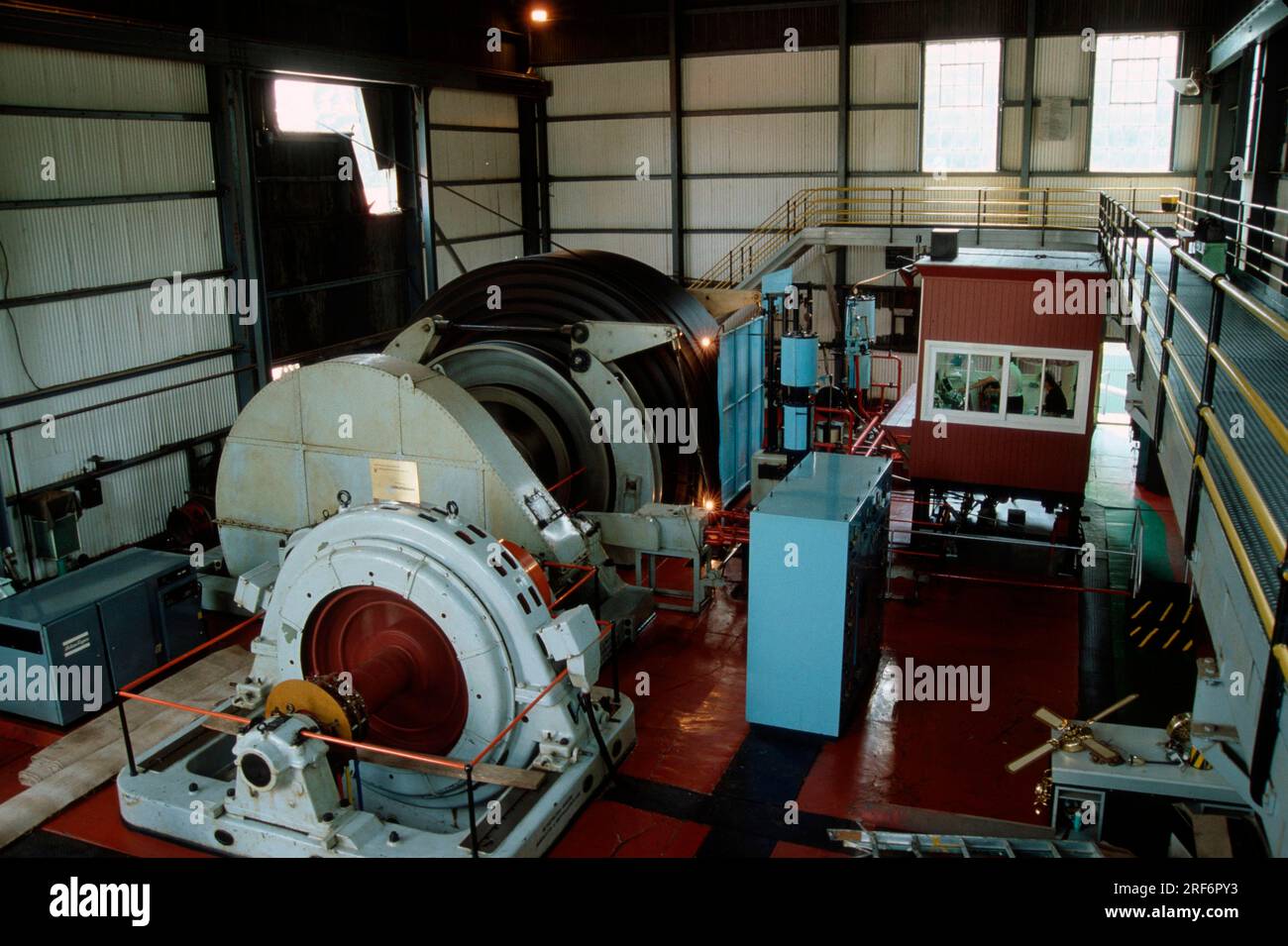 Machinery in old gold mine, Gold Reef City, South Africa Stock Photo ...