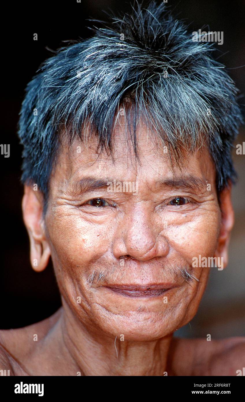 Punan Man, Sarawak, Gunung Mulu National Park, Borneo, Malaysia Stock ...