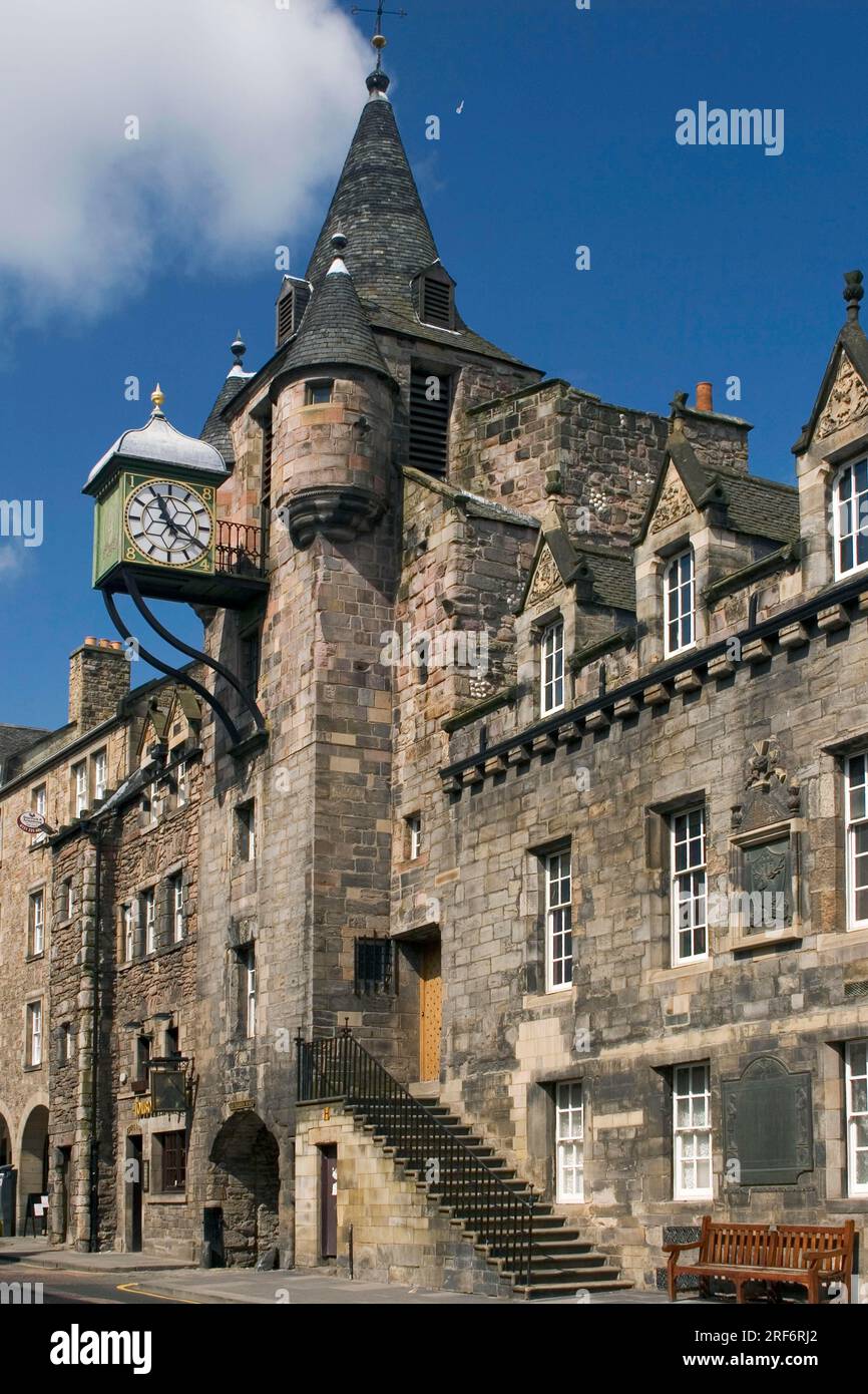 Museum, former prison, Royal Mall, Edinburgh, Scotland, Tolbooth ...