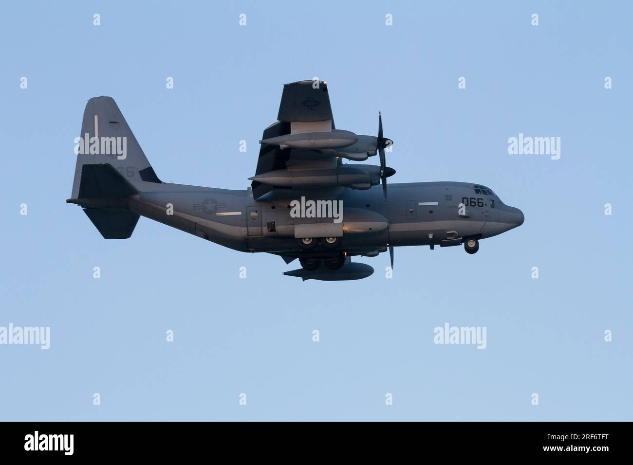 A Lockheed Martin KC130J Super Hercules with the US Marine Aerial ...