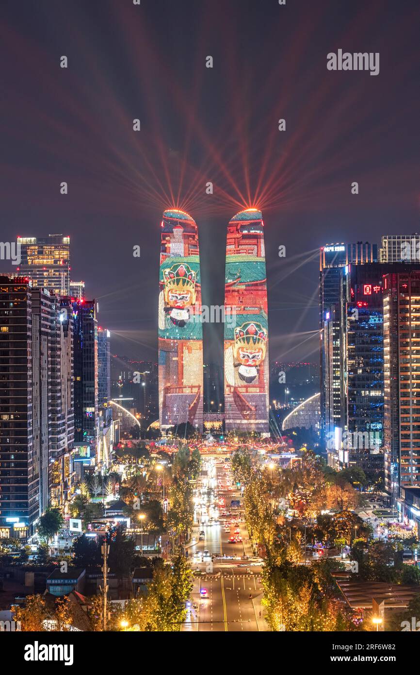Sichuan twin towers hi-res stock photography and images - Alamy